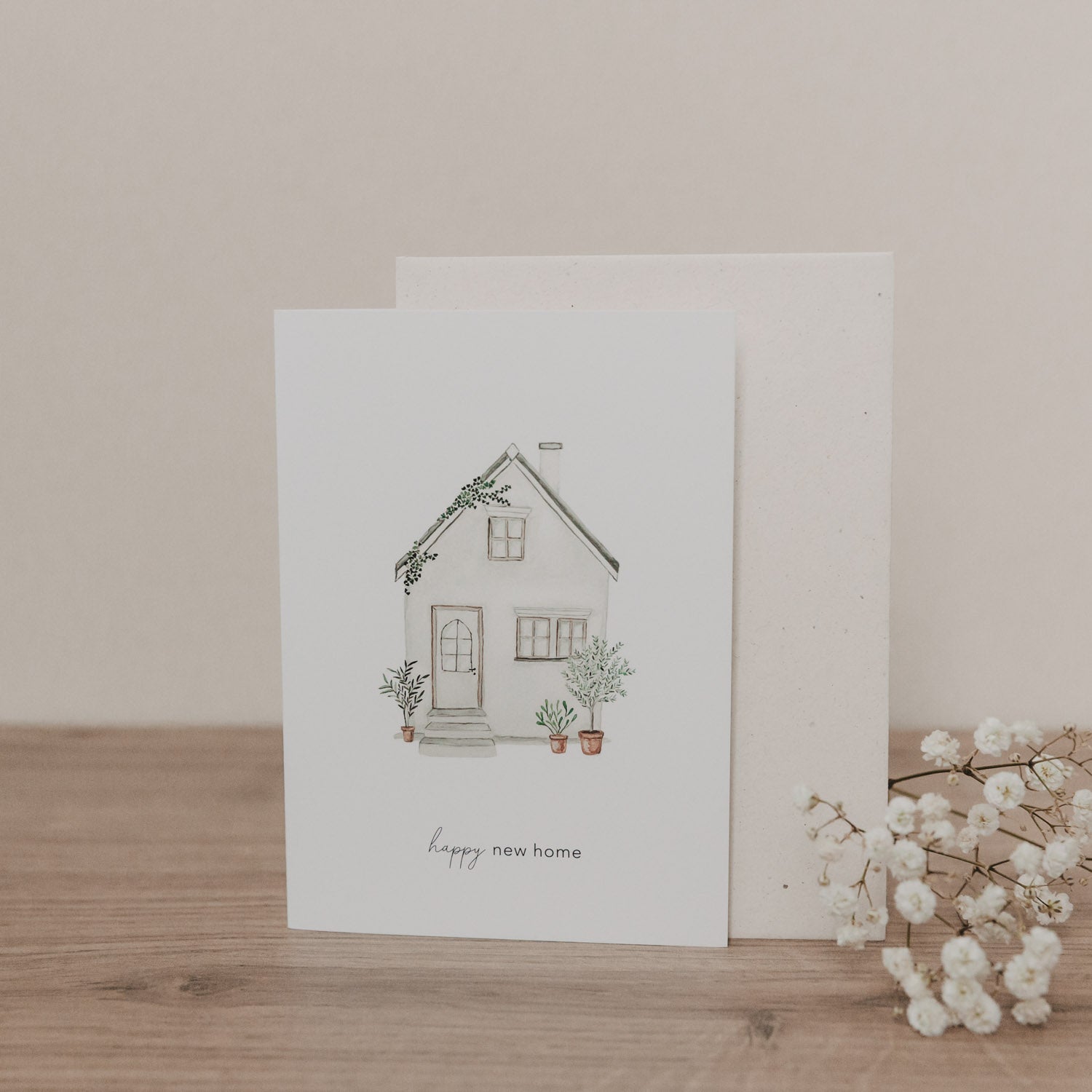 Karte „Happy New Home“ – Perfekt zum Umzug | Eulenschnitt